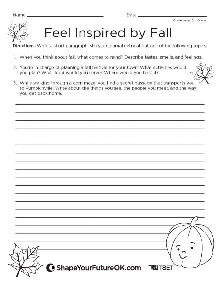 Worksheets | Shape Your Future Oklahoma
